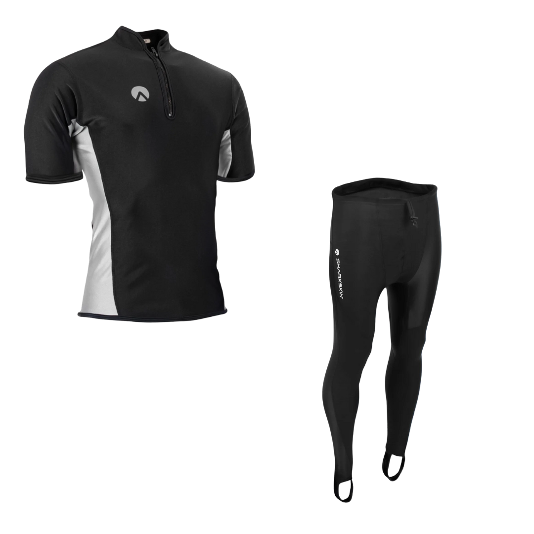 CHILLPROOF SHORT SLEEVE CHEST ZIP - MENS + CHILLPROOF LONGPANTS - MENS ...